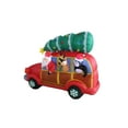A Holiday Company 8ft Wide Santa's Christmas Woody Van, 5 ft Tall ...