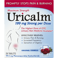 Uricalm Maximum Strength Urinary Pain Medicine Tablets, 199 mg, 28 ct ...