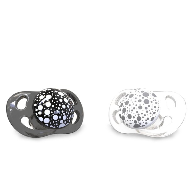 Twistshake 2x Pacifier Black White 0-6m - Walmart.com