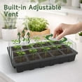 10-Pack Seed Starter Kits, Reusable Plant Germination Trays with Total ...