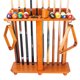 GSE Games & Sports Expert Floor Stand Billiard Pool Cue Racks Holds 10 ...