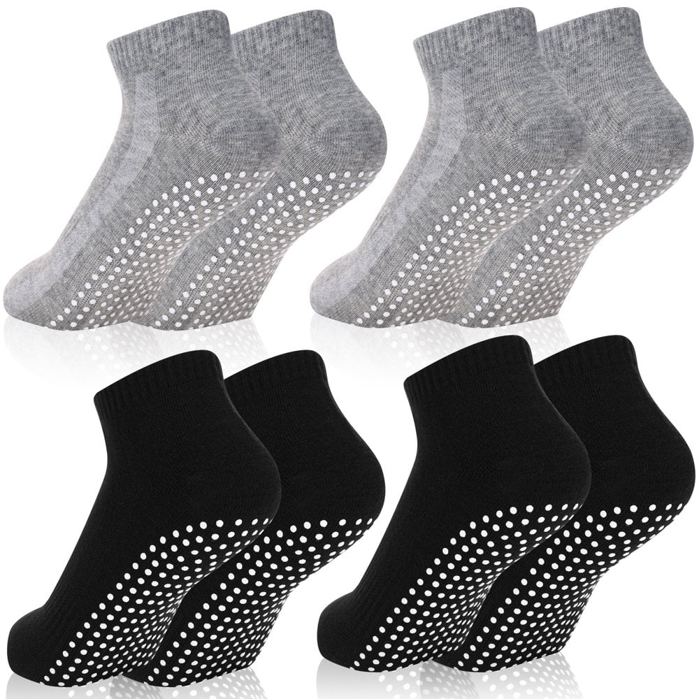 Click here for Addfst 4 Pairs Non Slip Grip Socks Anti Slip Socks... prices