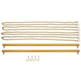 Gold Clothing Studios Display Rack Adjustable Chain Hanging Display ...