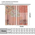 Boho Patchwork Curtains Colorful Vintage Rustic Splicing Wildflower ...