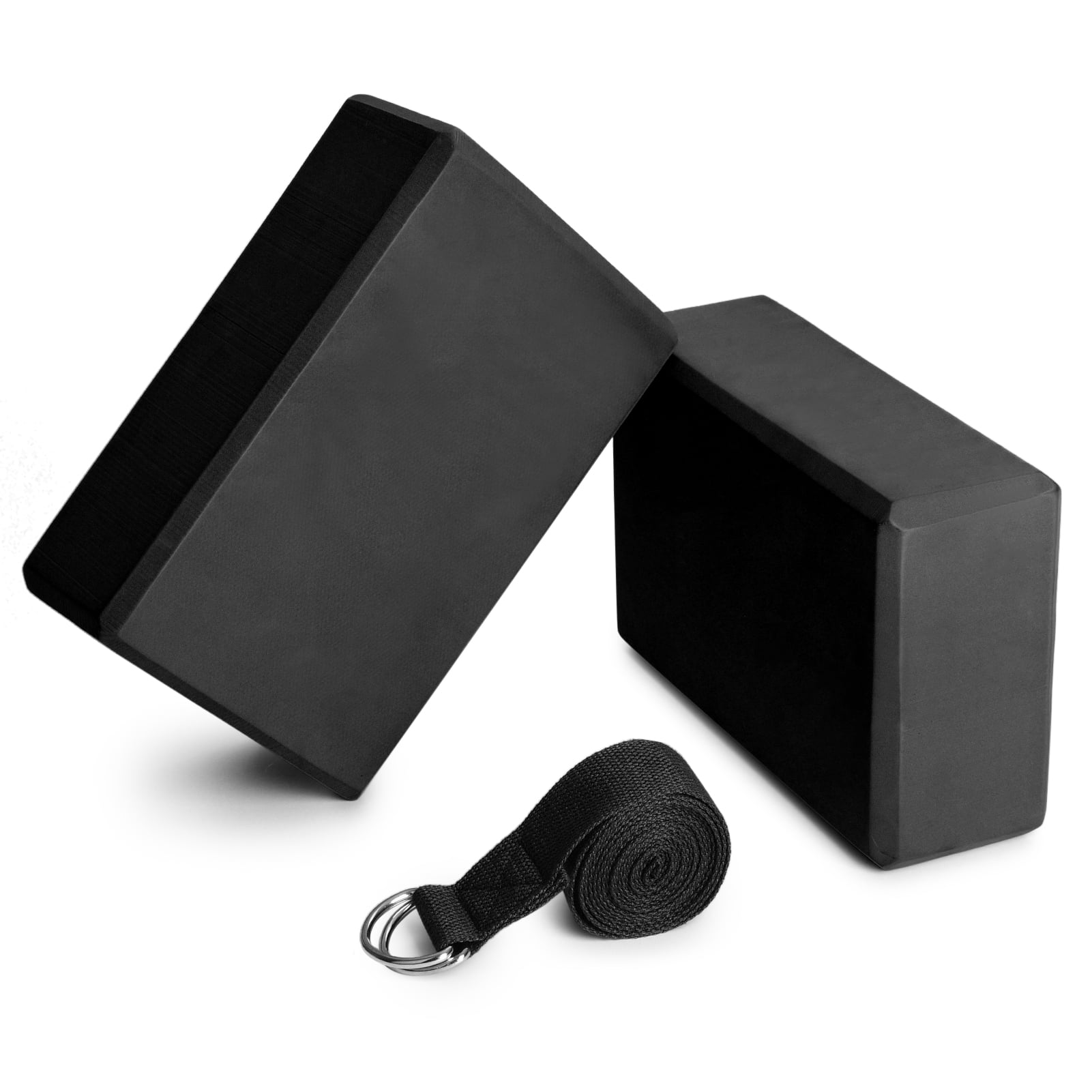 2pcs Yoga EVA Blocks 1pcs Cotton Strap Stability Blocks Yoga Strap Set ...