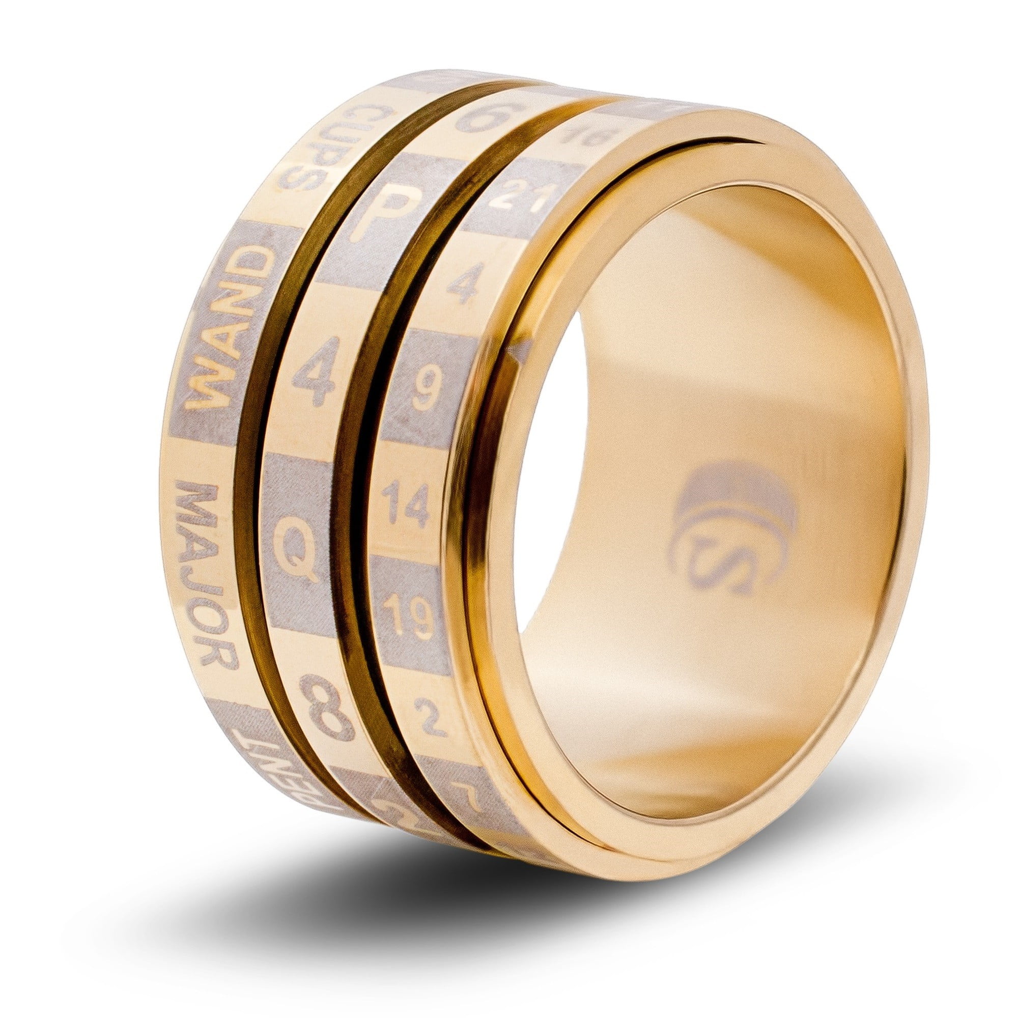 CritSuccess Tarot Card Dice Ring with Full Tarot Deck Die Spinner (Size ...