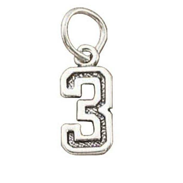 Auntie's Treasures - Sterling Silver 16" .8mm Box Chain Jersey Number ...