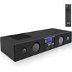 Pyle Wave Base Sound bar with Bluetooth for TV Tabletop Digital Audio ...