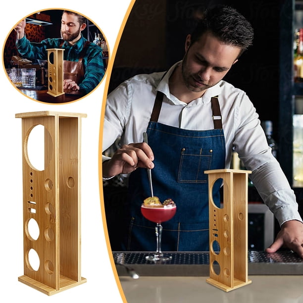 Bartender Tool Kit Holder Cocktail Shaker Set Holder Large Capacity ...