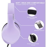 X6 Over-Ear Headphones with rophone, Lightweight Foldable & Portable ...