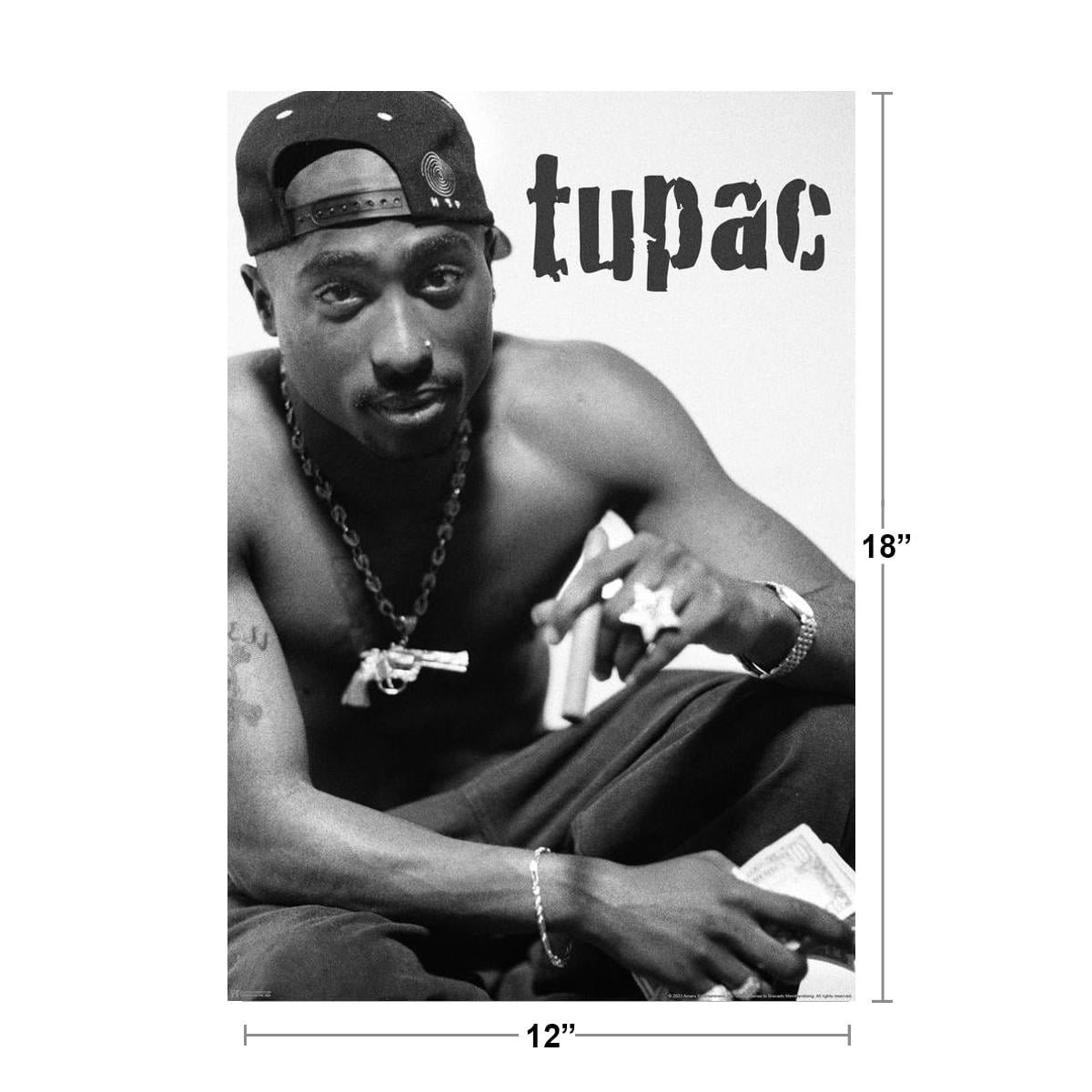Buy 2Pac Poster Tupac Smoking Blunt 90s Hip Hop Tupac Posters Rapper ...