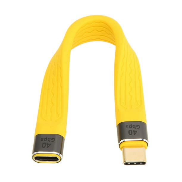Short USB C To USB C Cable, Flexible FPC 40Gbps Data Transmission Cable ...