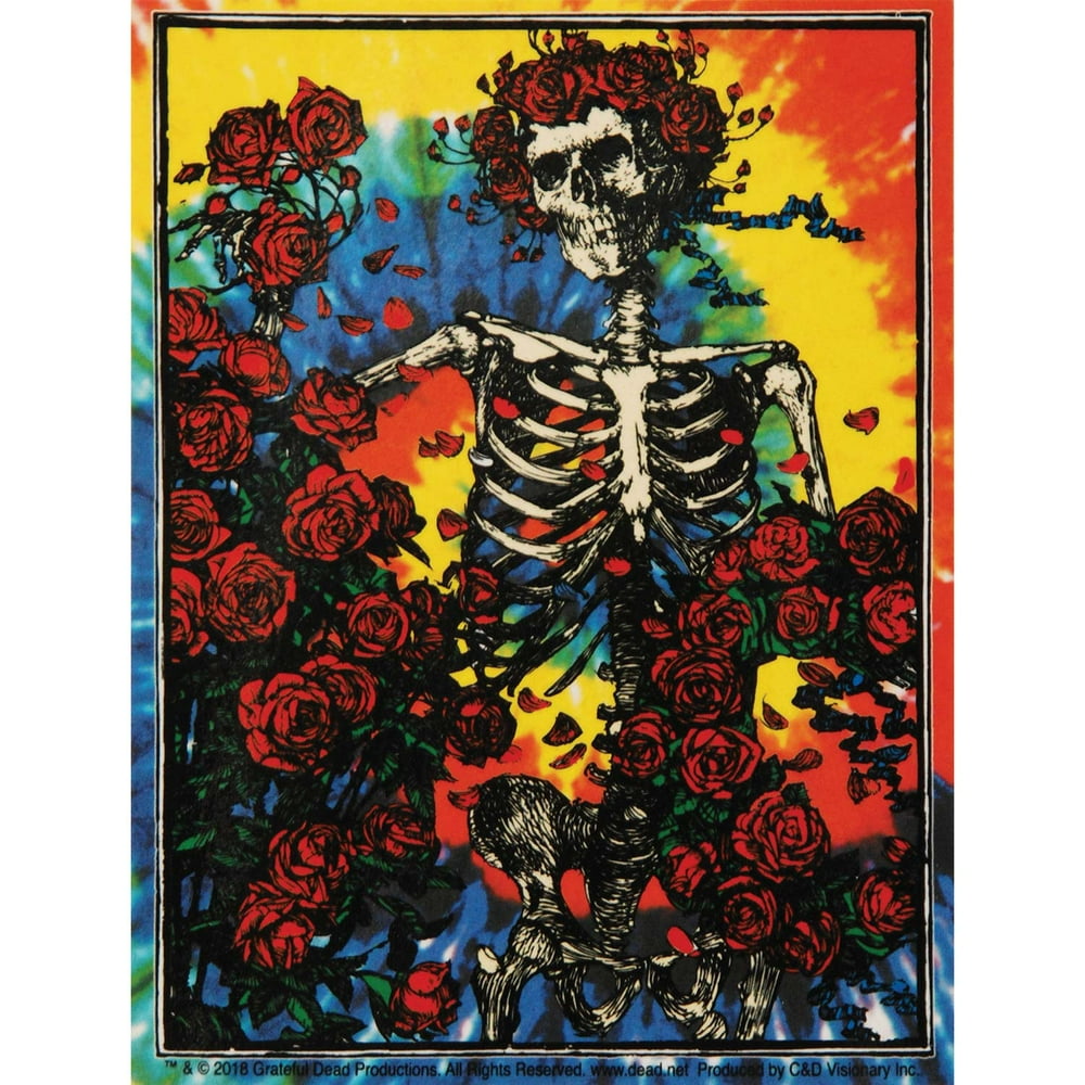Grateful Dead Sticker - Walmart.com - Walmart.com