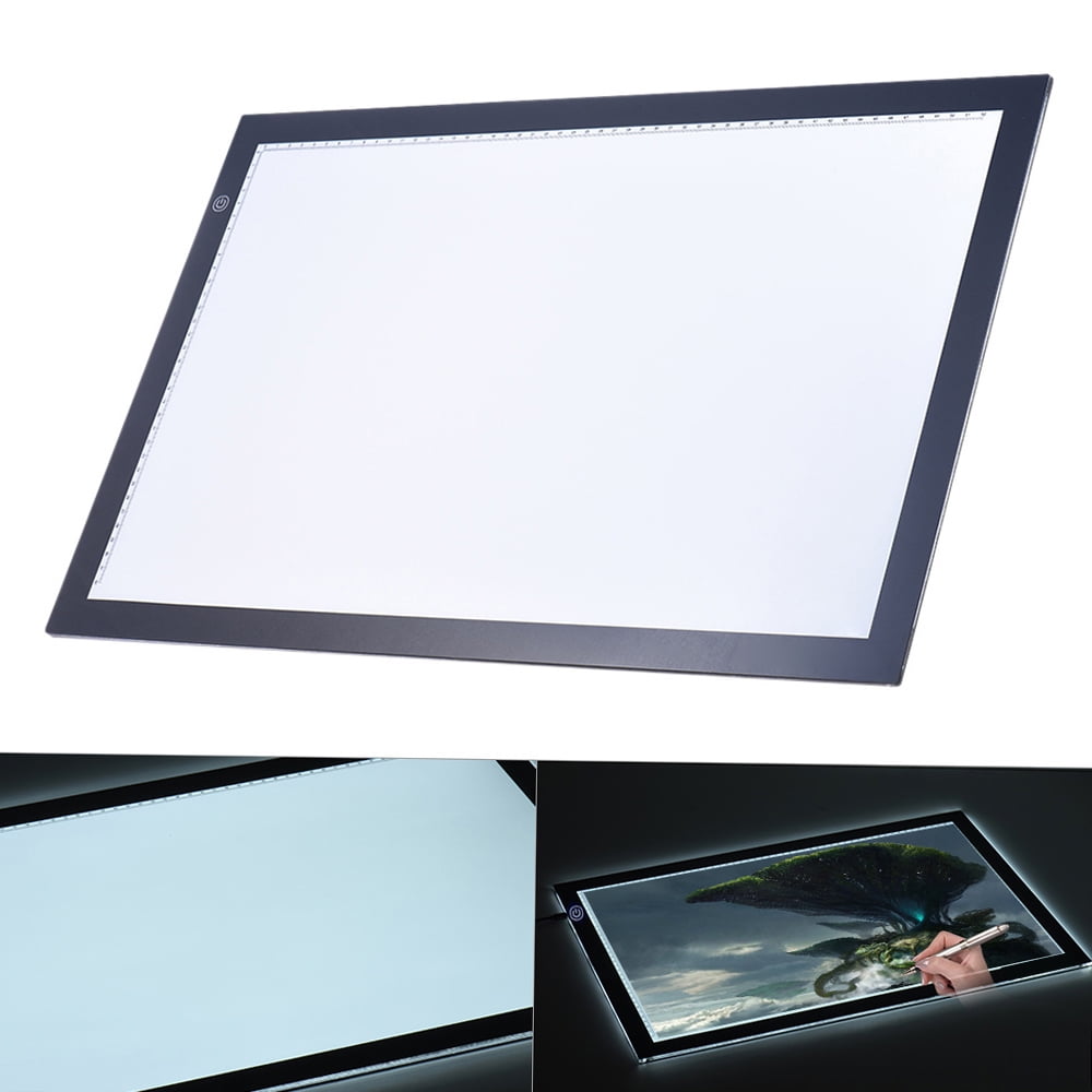 A2 LED Light Box Drawing Tracing Tracer Copy Board Table Pad Panel ...