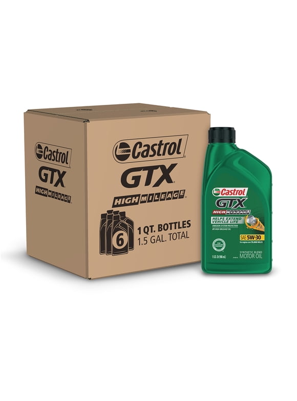 Castrol GTX High Mileage in Castrol Oil - Walmart.com