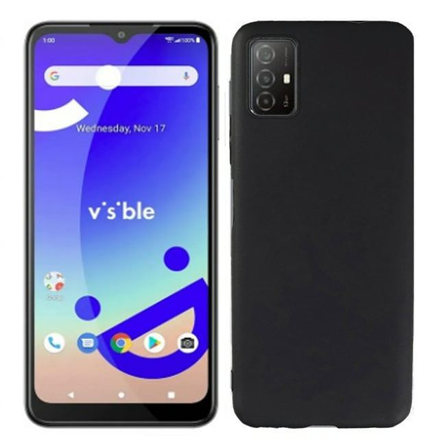 Phone Case for Visible Midnight WTVIS01VS Flexible Case (Gel Black ...