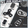 5-Pack Metal Fidget Spinner and Slider Sensory Toys for Adults and ...