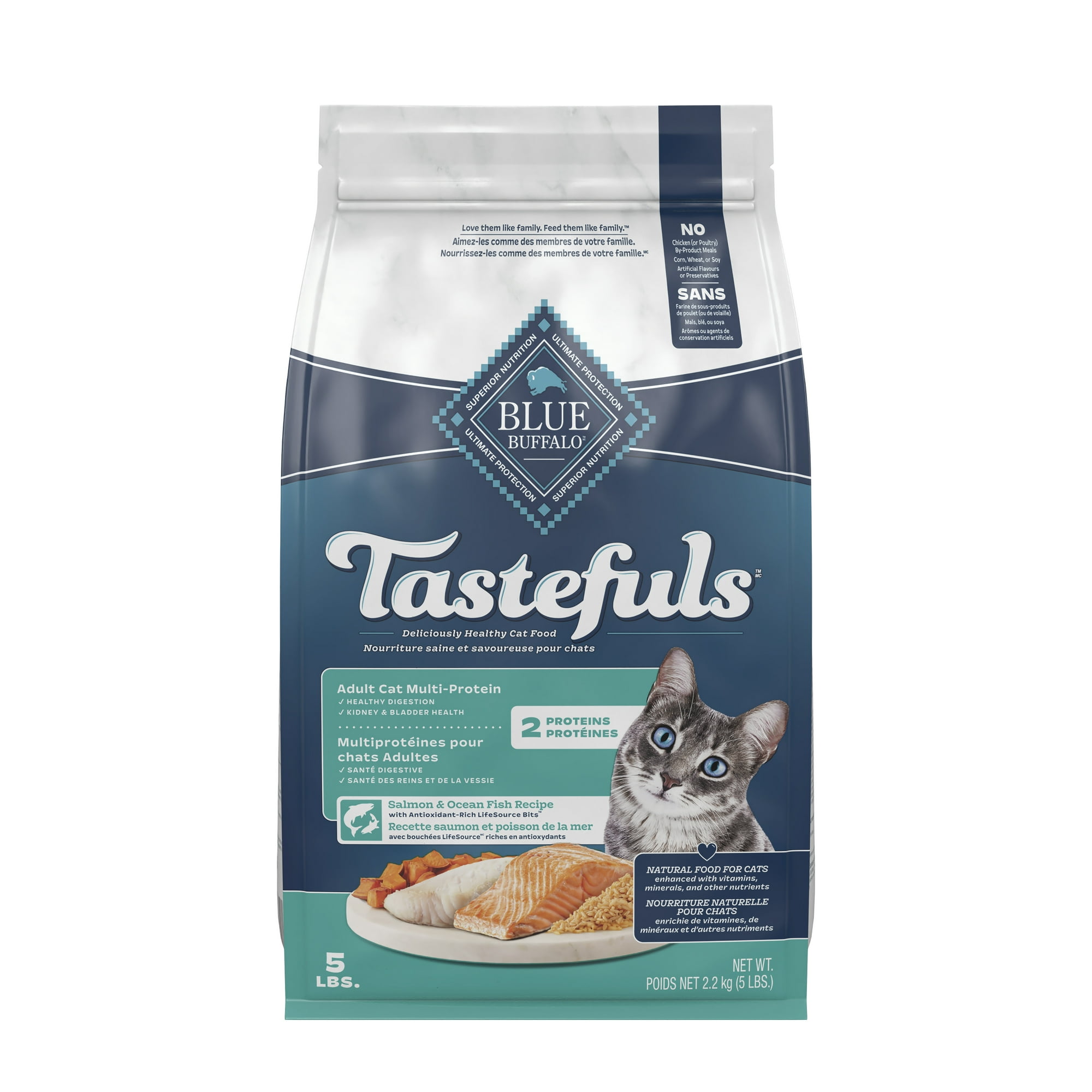 Click here for Blue Buffalo Blue Tastefuls Adult Cat Multi-Protei... prices
