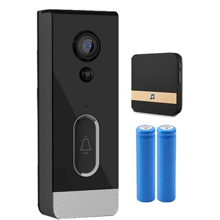 WiFi Video Doorbell, 1080P Night Vision Camera Surveillance Wireless ...