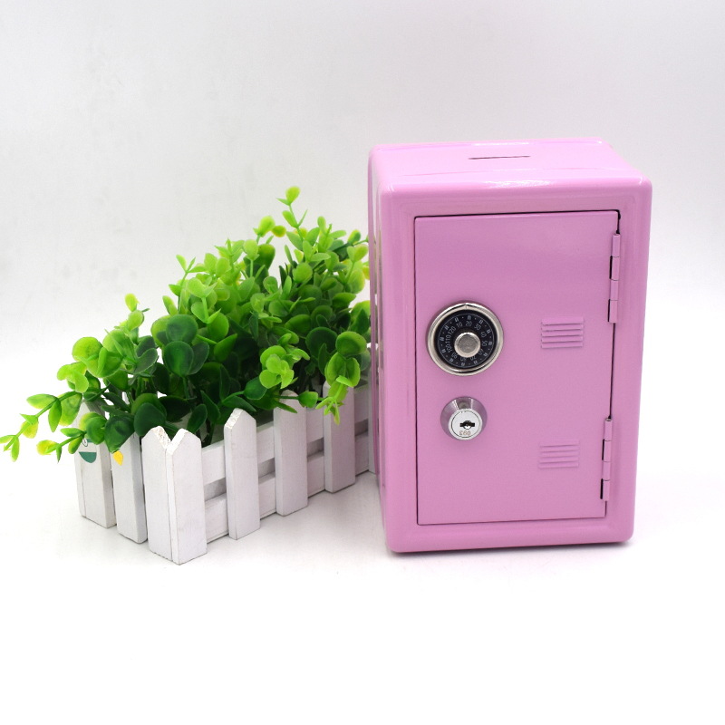 Safe Security Metal Money Bank Deposit Cash Savings Saving Box 2 Keys ...