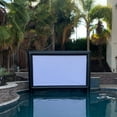 OZIS 16Ft Airtight PVC Portable Theater Projection Screen for Outdoor ...
