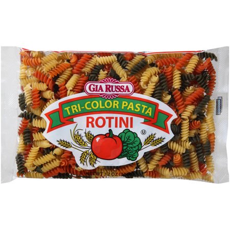 Gia Russa Rotini Tri-Color Pasta, 12 oz - Walmart.com