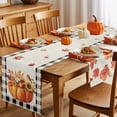 Autumn Maple Leaf Sunflowers Bird Table Runner 13x90in Non-Slip Cotton ...