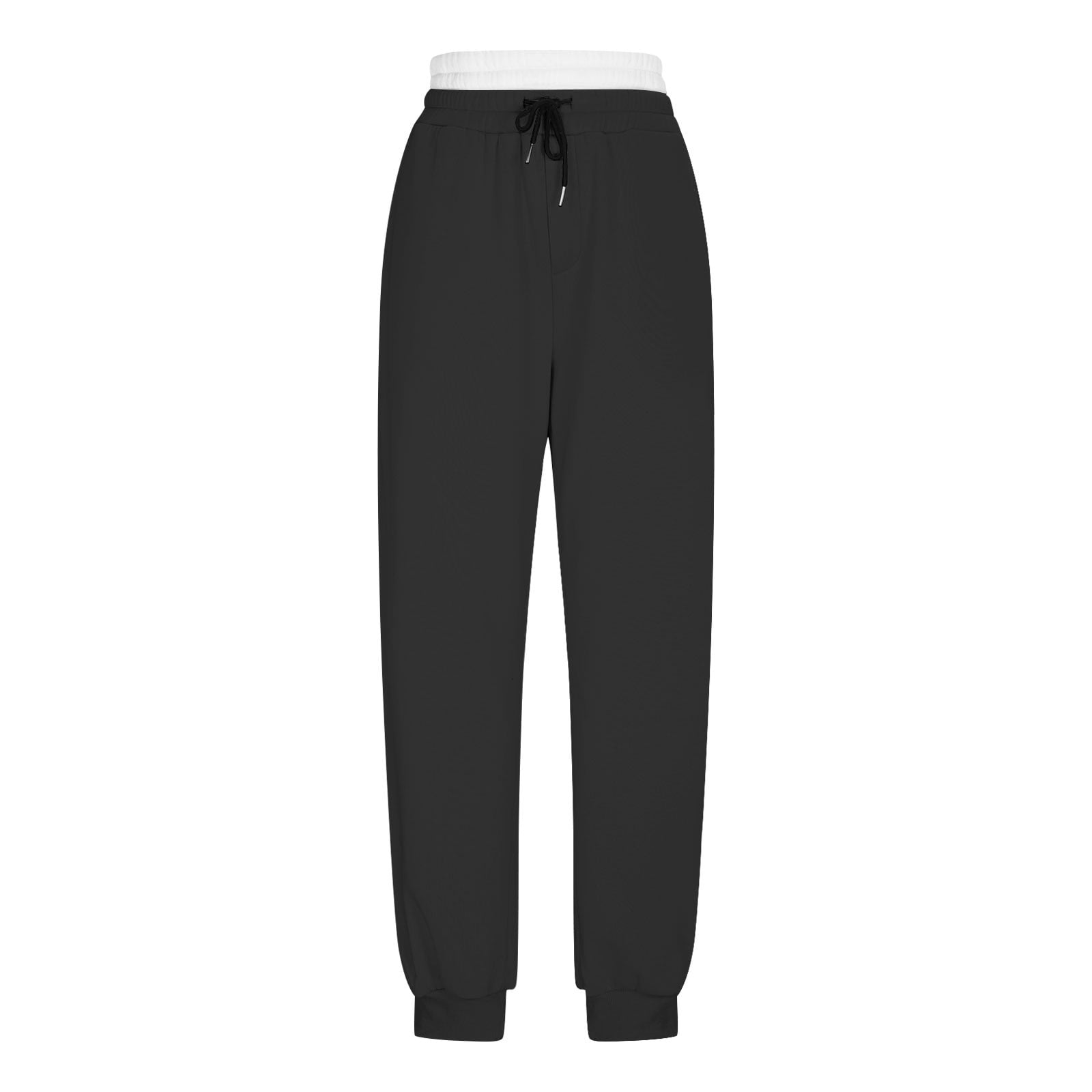 fatyb Womens Mens Sweatpants Casual Open Bottom Joggers High Waist ...