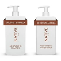 Native Moisturizing Shampoo & Conditioner Set, Coconut & Vanilla ...