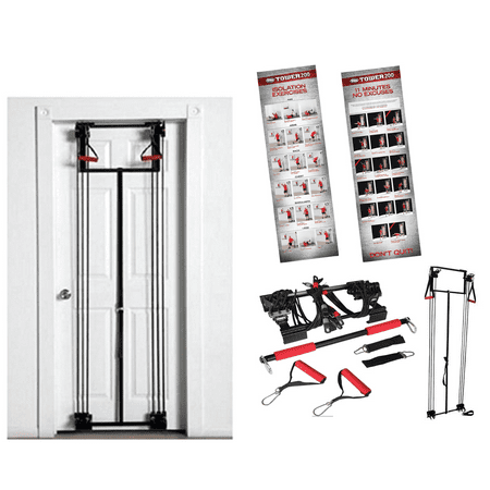 Body by Jake Tower 200 Door Gym Home Gym Exercise Workout System with ...