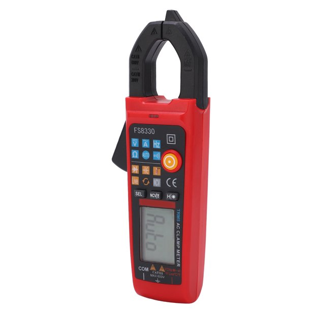 Amperímetro, pinza amperimétrica FS8330, comprobador de voltaje digital ...