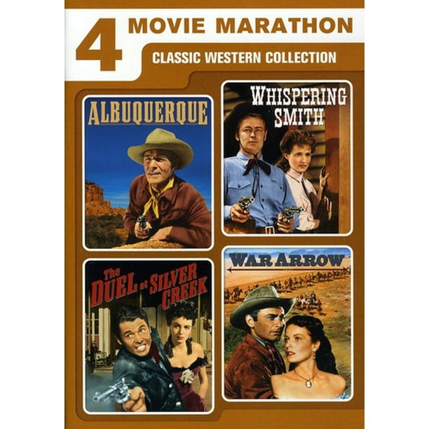 4 Movie Marathon: Classic Western Collection (DVD) - Walmart.com ...