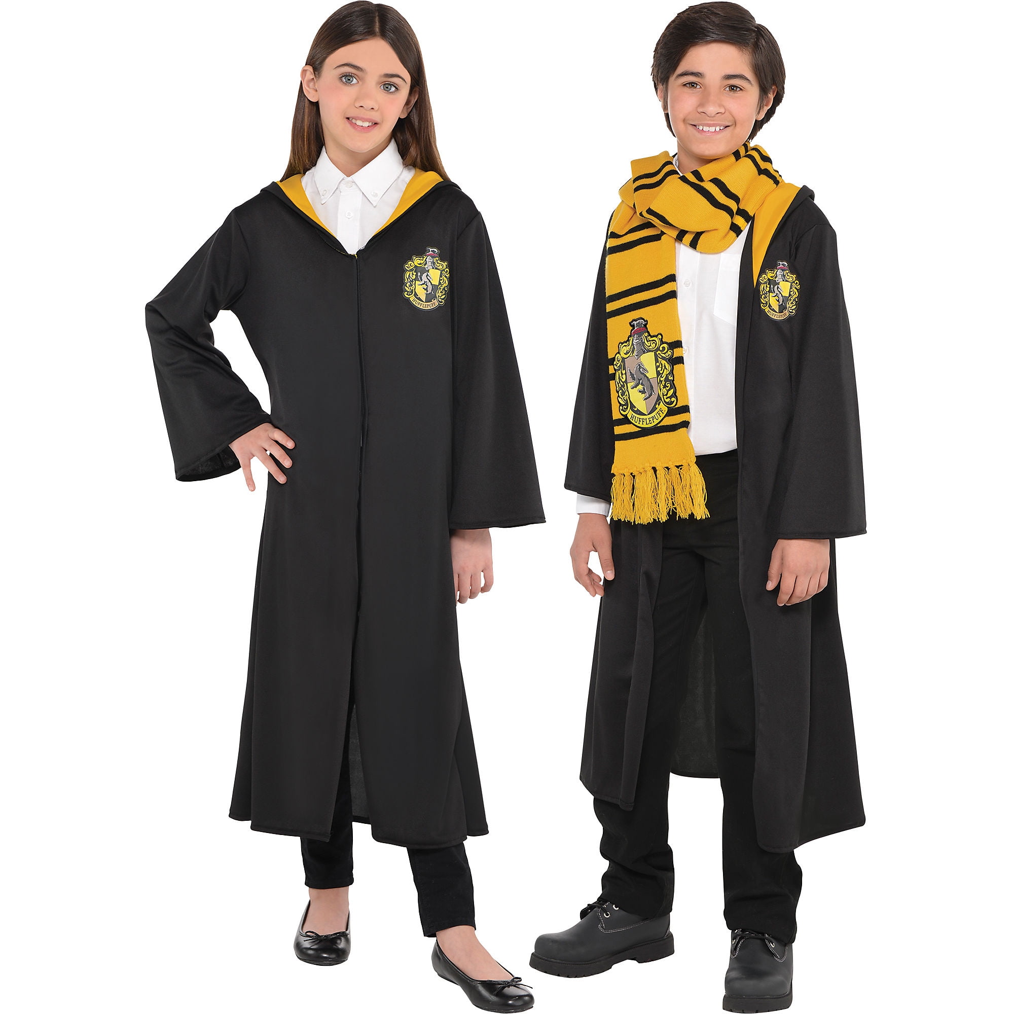 Hufflepuff Robe Halloween Costume for Kids, Harry Potter, Small/Medium ...