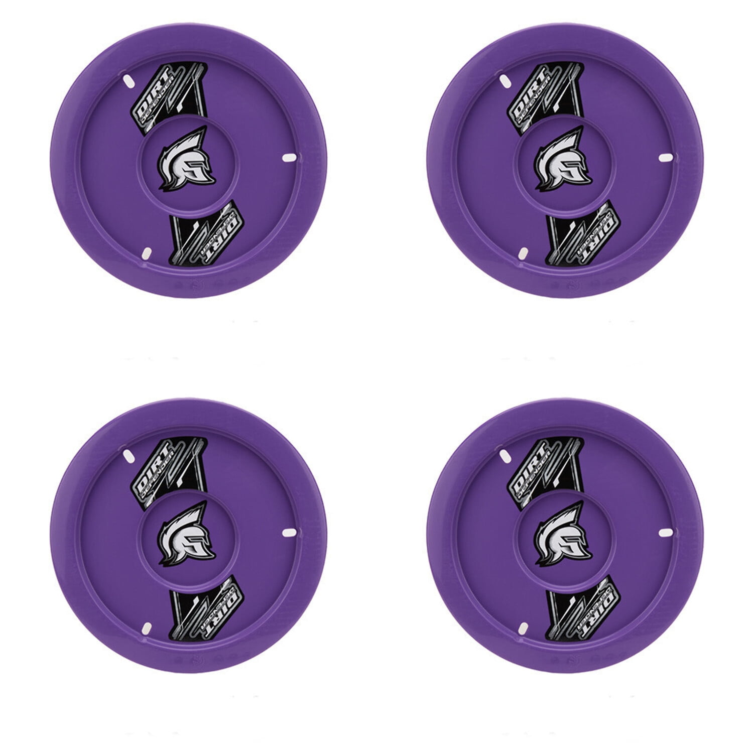 Dirt Defender 15 x 8 Gen II Solid Wheel Covers Mud Covers Purple 4 Pack ...