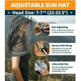 GearTOP Net Hat UV Protection Sun Hat Fly & Mosquito Head Net Hat ...