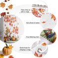 Bathroom Shower Curtain Thanksgiving Farm Dwarf Maple Leaves Waterproof ...