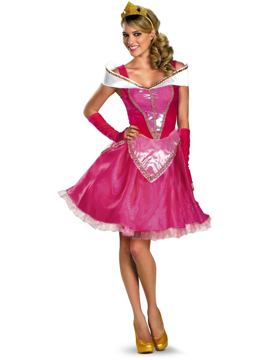 Disney Princess Aurora Sassy Deluxe Adult Costume - Walmart.com