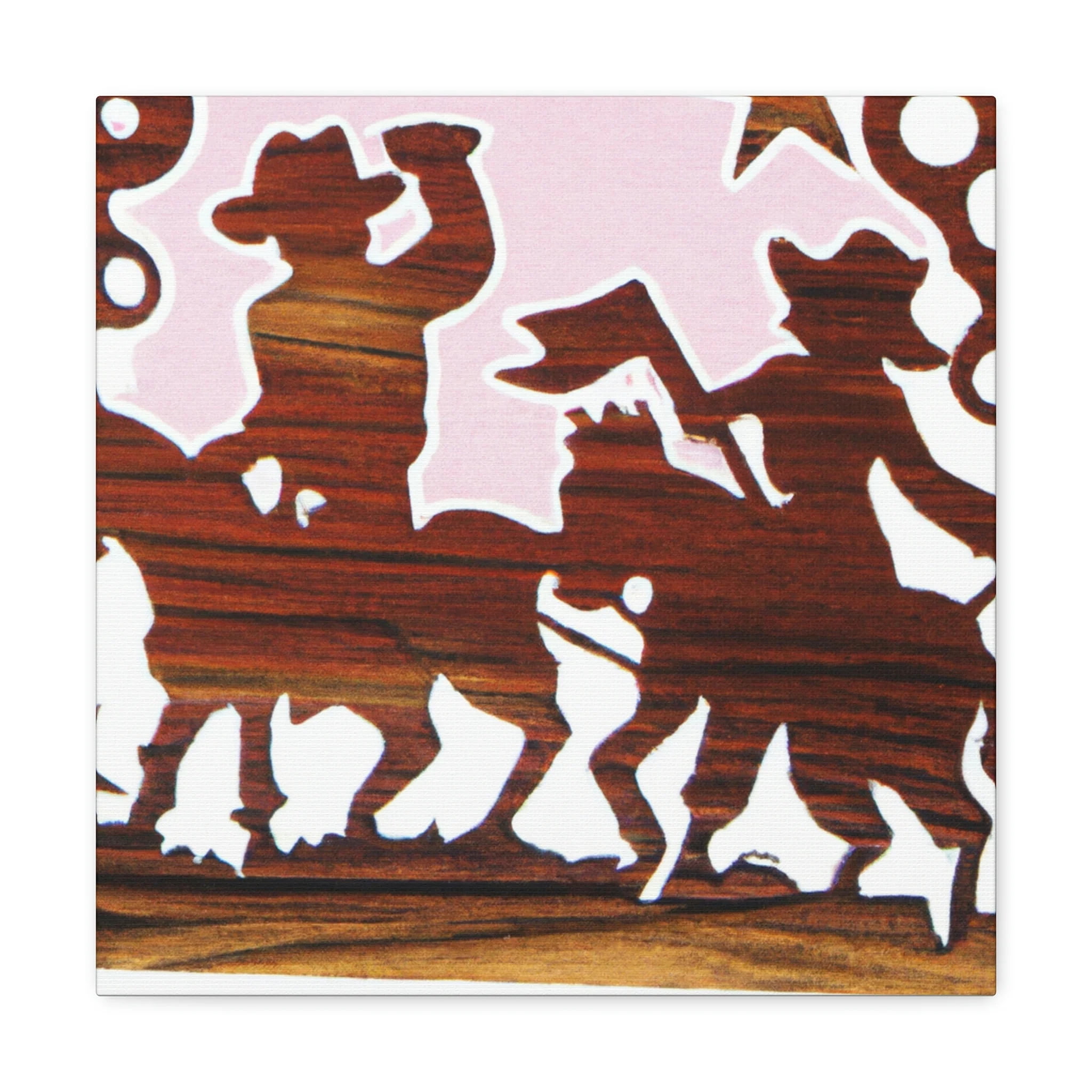 Raising Cattle Marked. - Canvas - Walmart.com