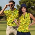 Jeiento Banana Print Matching Golf Shirts for Couples, Women's ...