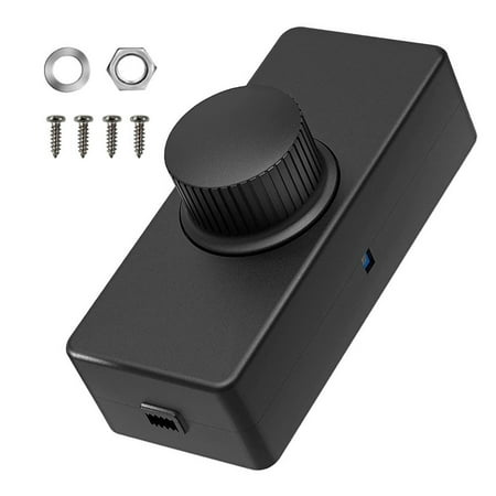 SPRING Inline LED Dimmer Switch Built-in Rotary ON/OFF And Knob Control ...