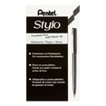 Free Shipping! Pentel Arts Stylo Sketch Pen, Black Ink, 12 Count ...