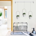 Flexible Window Planter Set for Indoor Plant Adjustable Garden Display ...