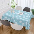 60x120in Square Printed Tablecloth Easy-Care Decorative Table Cloth for ...