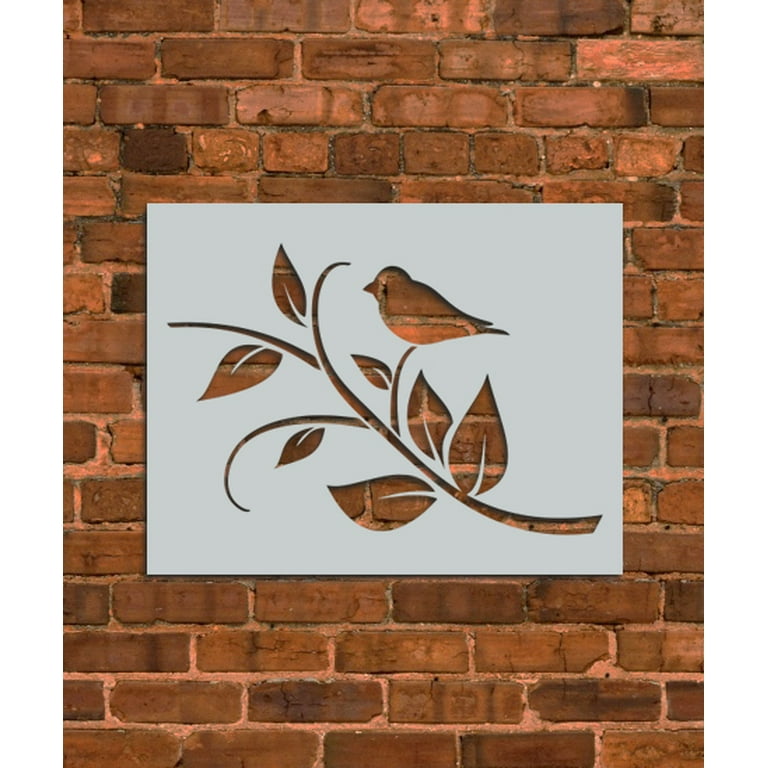 Birds On A Branch Stencil