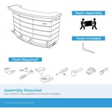 Suncast Backyard Oasis Entertainment Outdoor Bar with Pull-Out Drawers ...