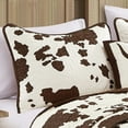 Rustic Cowhide Brown Cow Skull Quilt Set - 5 Piece Set - Walmart.com