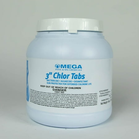 3" Omega Trichlor Tabs for Swimming Pools - 4 Lbs. | Walmart Canada