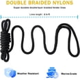 2 Pack 1/4'' x 6' Boat Fender Lines,Premium Marine- Grade Double ...