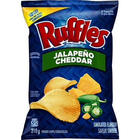 Ruffles Jalapeno Cheddar Potato Chips - Walmart.ca