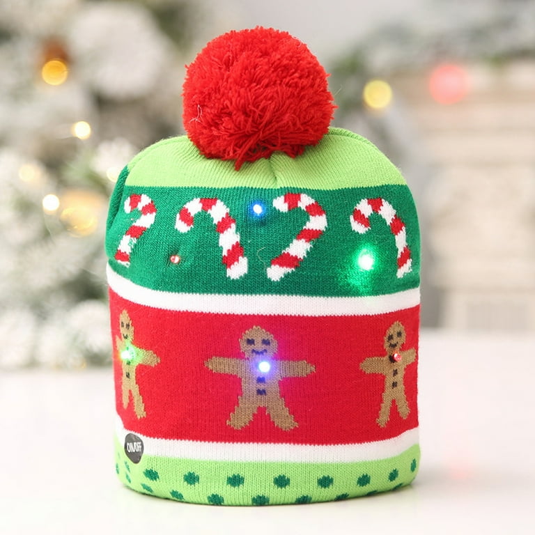 Gingerbread Man Knit Hat